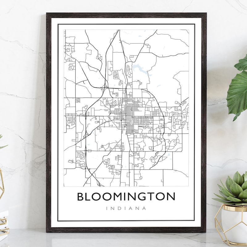 Bloomington Poster - Etsy