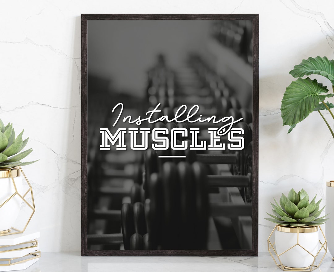 Gym Wall Art, Gym Poster, Gym Prints, Gym Décor, Home Gym, Home Gym ...