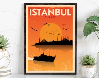 Turkey Travel Poster - Etsy