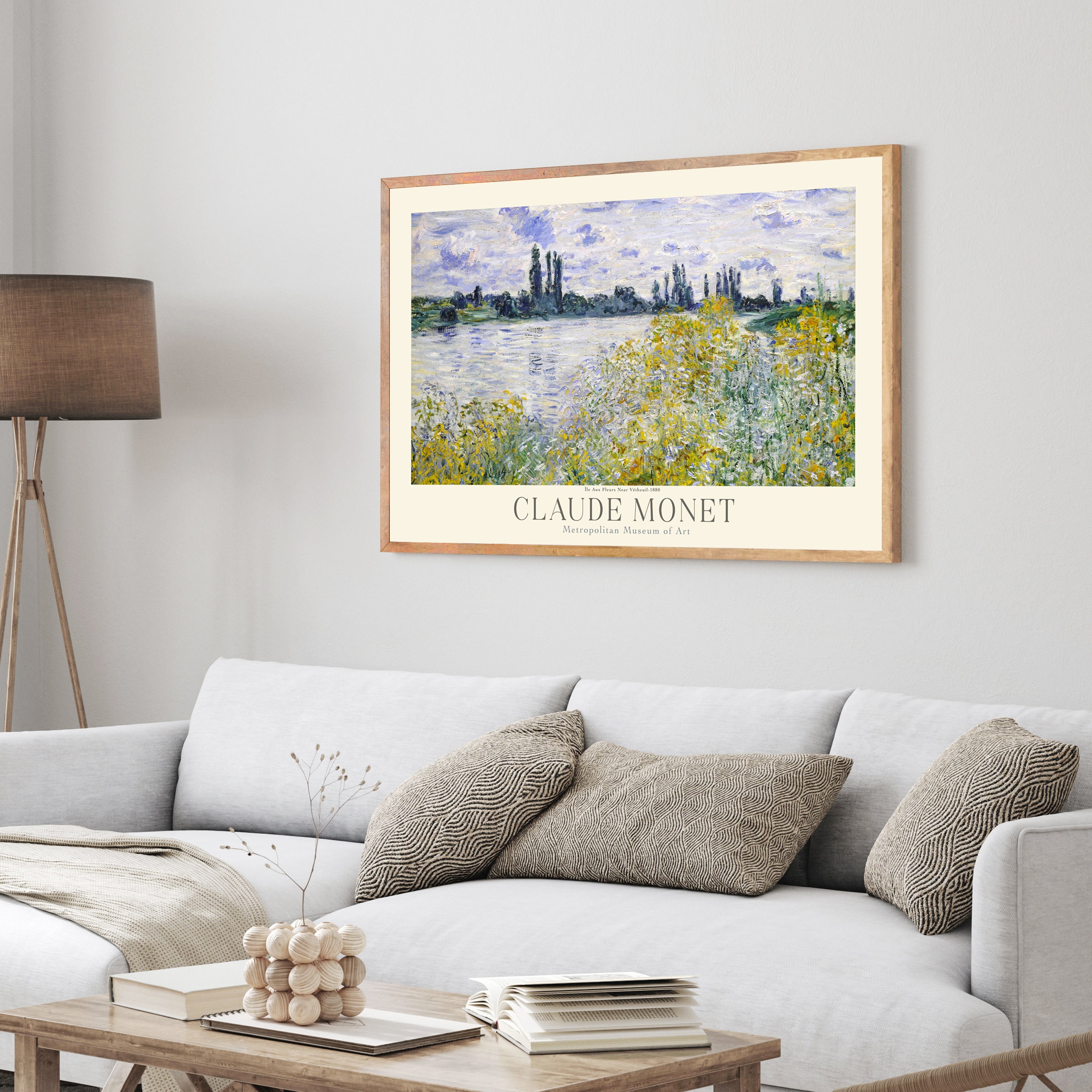 Claude Monet Painting Prints, Museum Gallery Exhibition Poster, Claude ...
