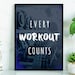 Gym Wall Art, Workout Posters, Fitness Quote Poster, Home Gym ...