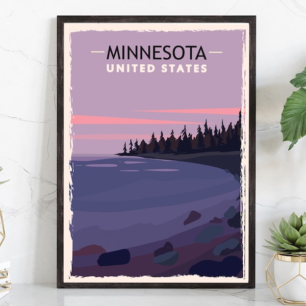 Minnesota Print - Etsy