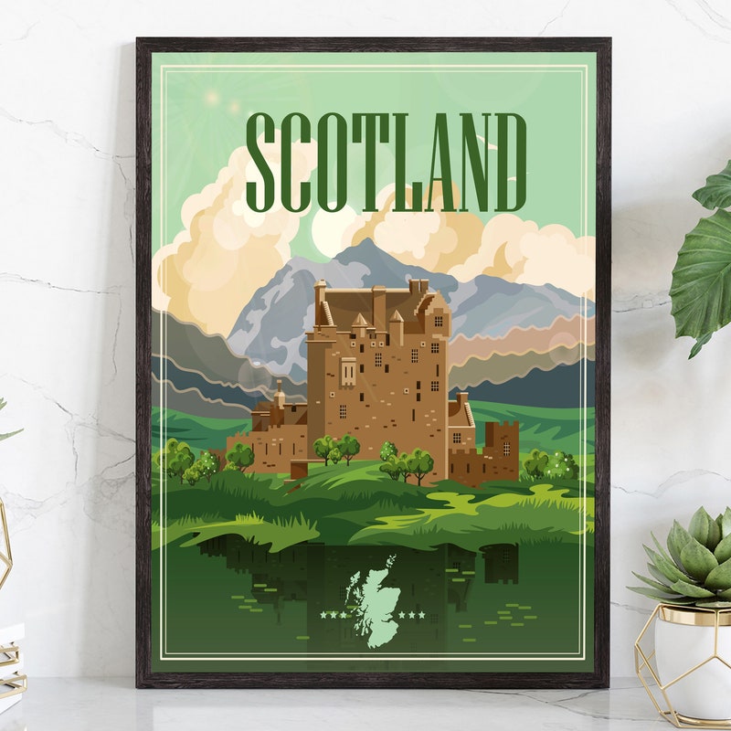 Scotland Poster - Etsy