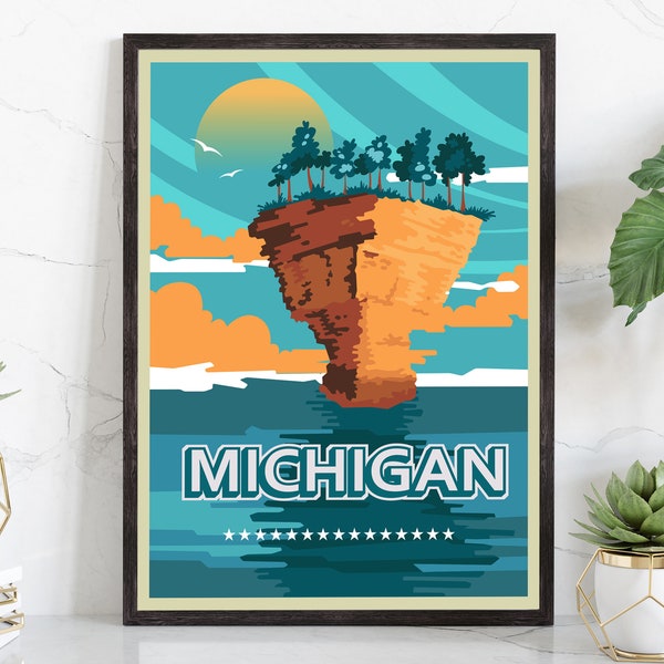 Up North Michigan Wall Art - Etsy