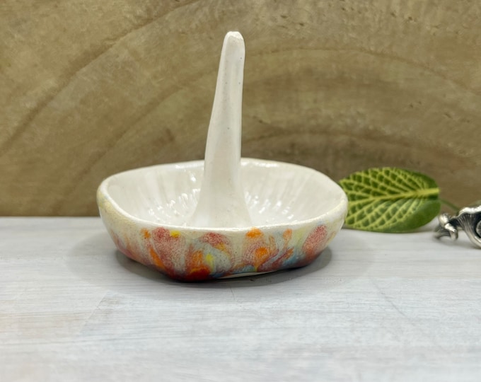 Ring Dish, Mushroom Ring Dish, Jewelry Holder, Whimsical, Trinket Dish ...