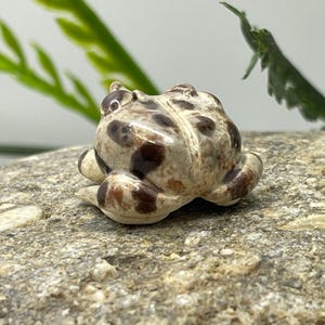 Southern Toad Miniature Ceramic Figurine, Frog Statue, Hand Sculpted ...