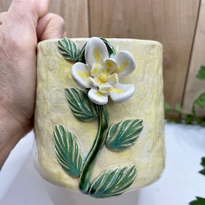 Handmade Ceramic Honey Bee Planter, Clay Flower Pot, Blossom Vase - Etsy