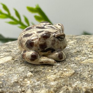 Southern Toad Miniature Ceramic Figurine, Frog Statue, Hand Sculpted ...