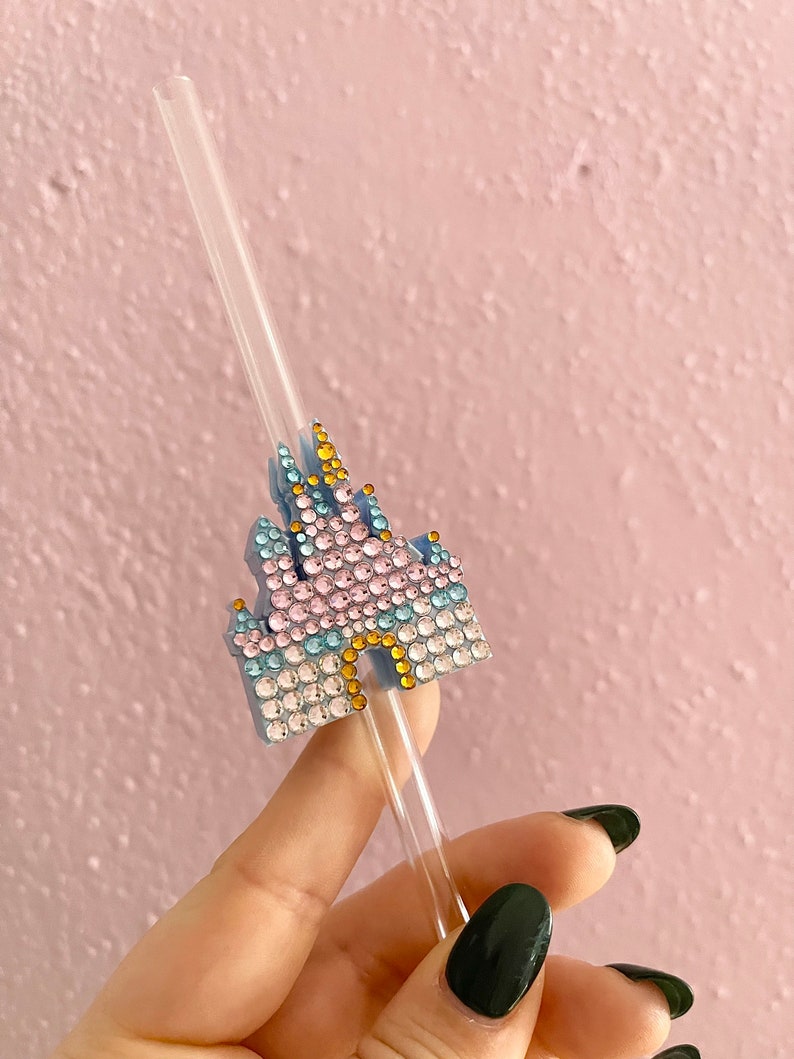 Cinderellas Castle Straw Topper - Etsy