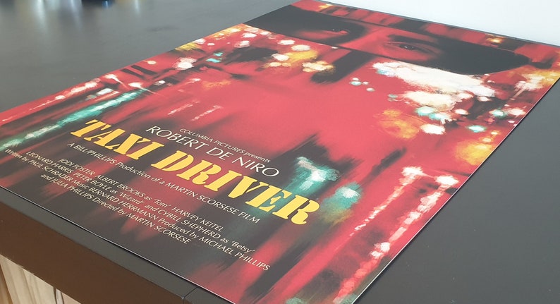 Large Format Poster Taxi Driver Loneliness Following Nick Charge Limited Edition of 100 Copies ...