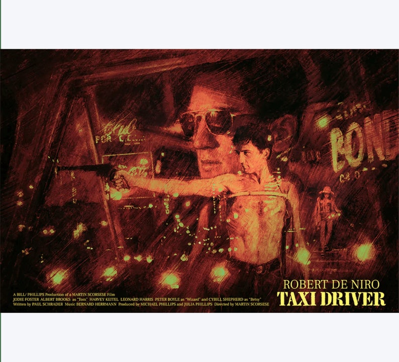 Large Format Poster Taxi Driver I'm God's Lonely Man Ignacio RC Limited ...