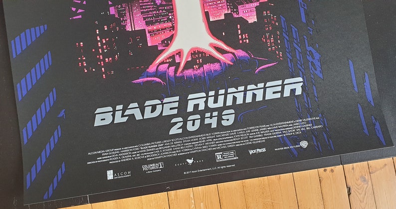 Large Format Poster - Blade Runner 2049 - Raid71 - Limited Edition of ...