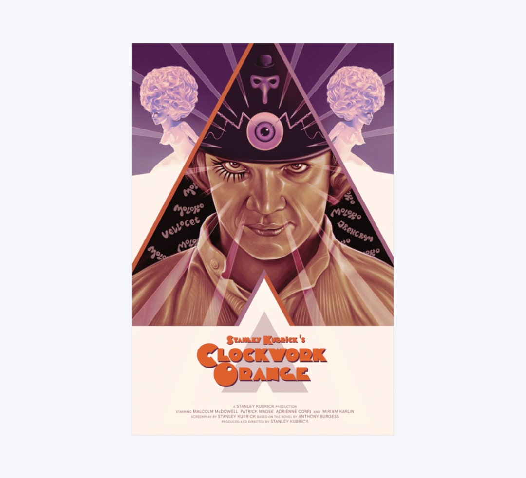 Movie Poster A Clockwork Orange Alex the Droog Nick Charge Limited ...