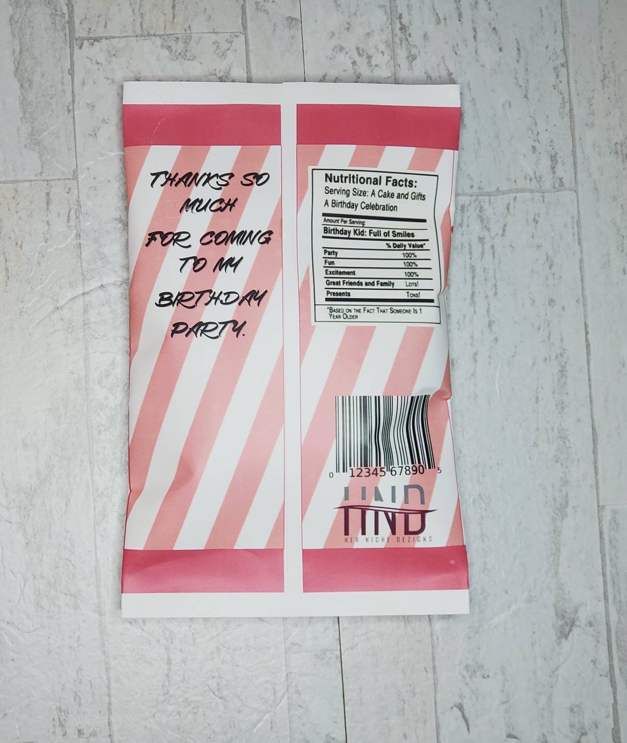 Custom Chip Bags, All Occasion Party Favors, Kids Character Chip Bags ...