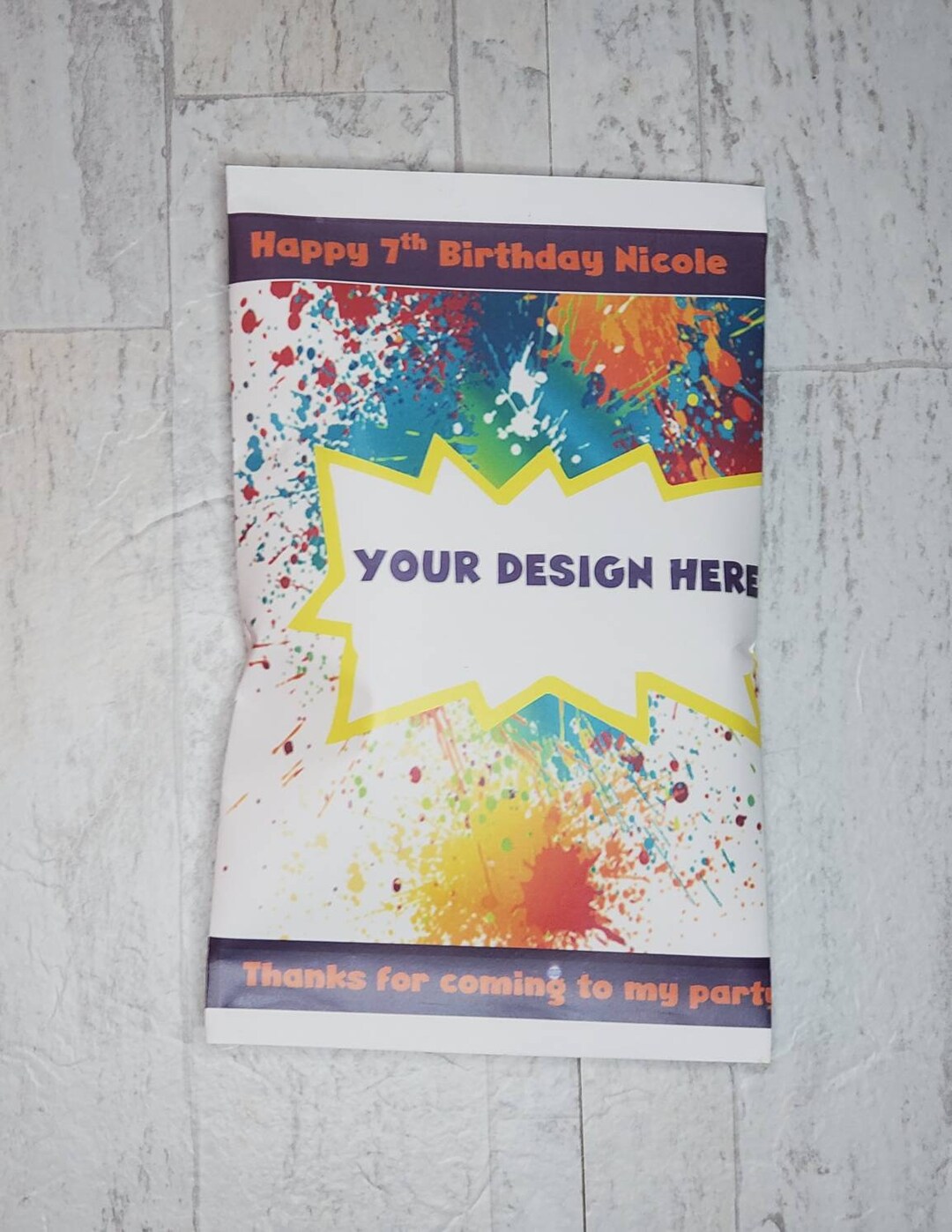 Custom Chip Bags, All Occasion Party Favors, Kids Character Chip Bags ...