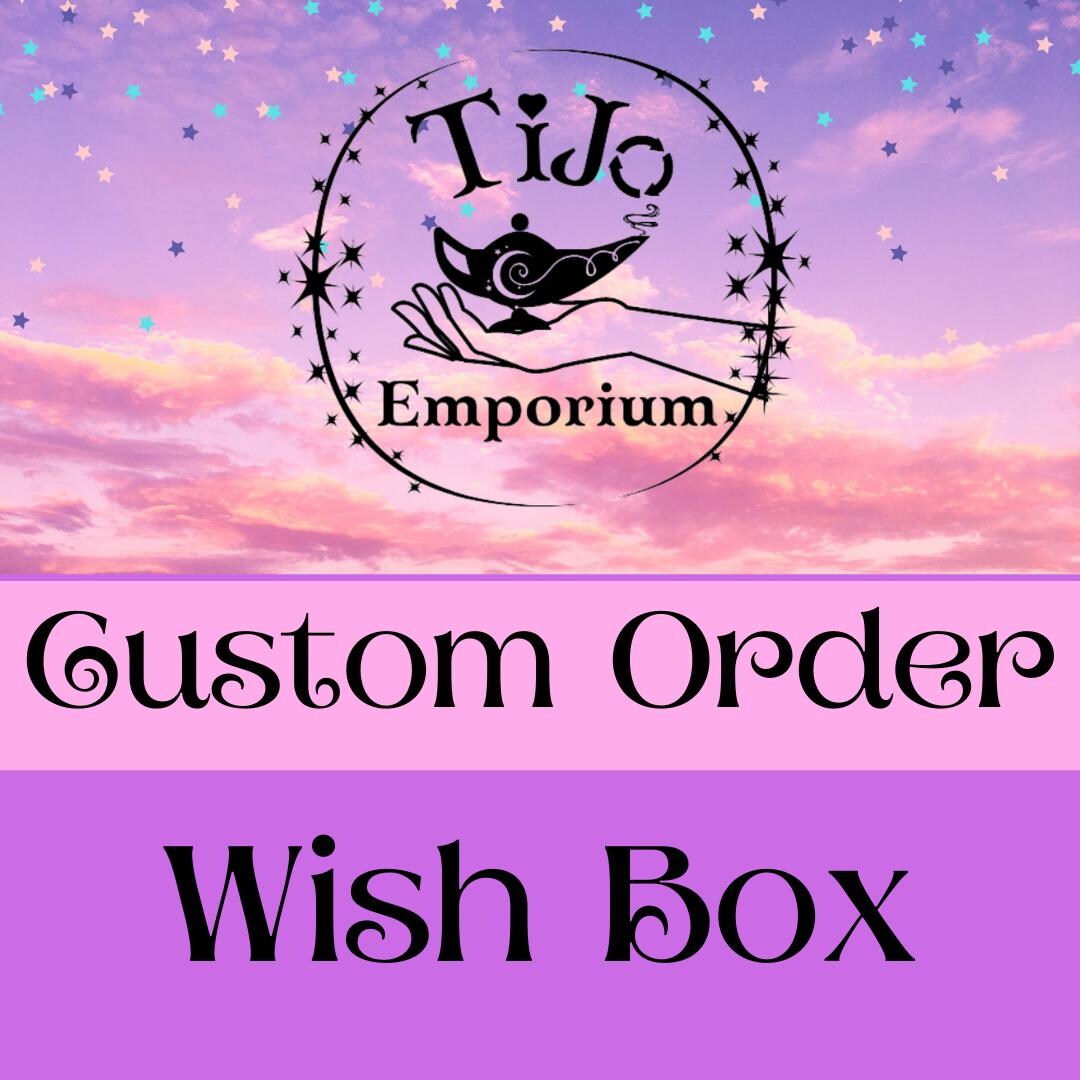 A Custom Personalized Wish Box - Unique Handmade Keepsake Gift - Medium ...