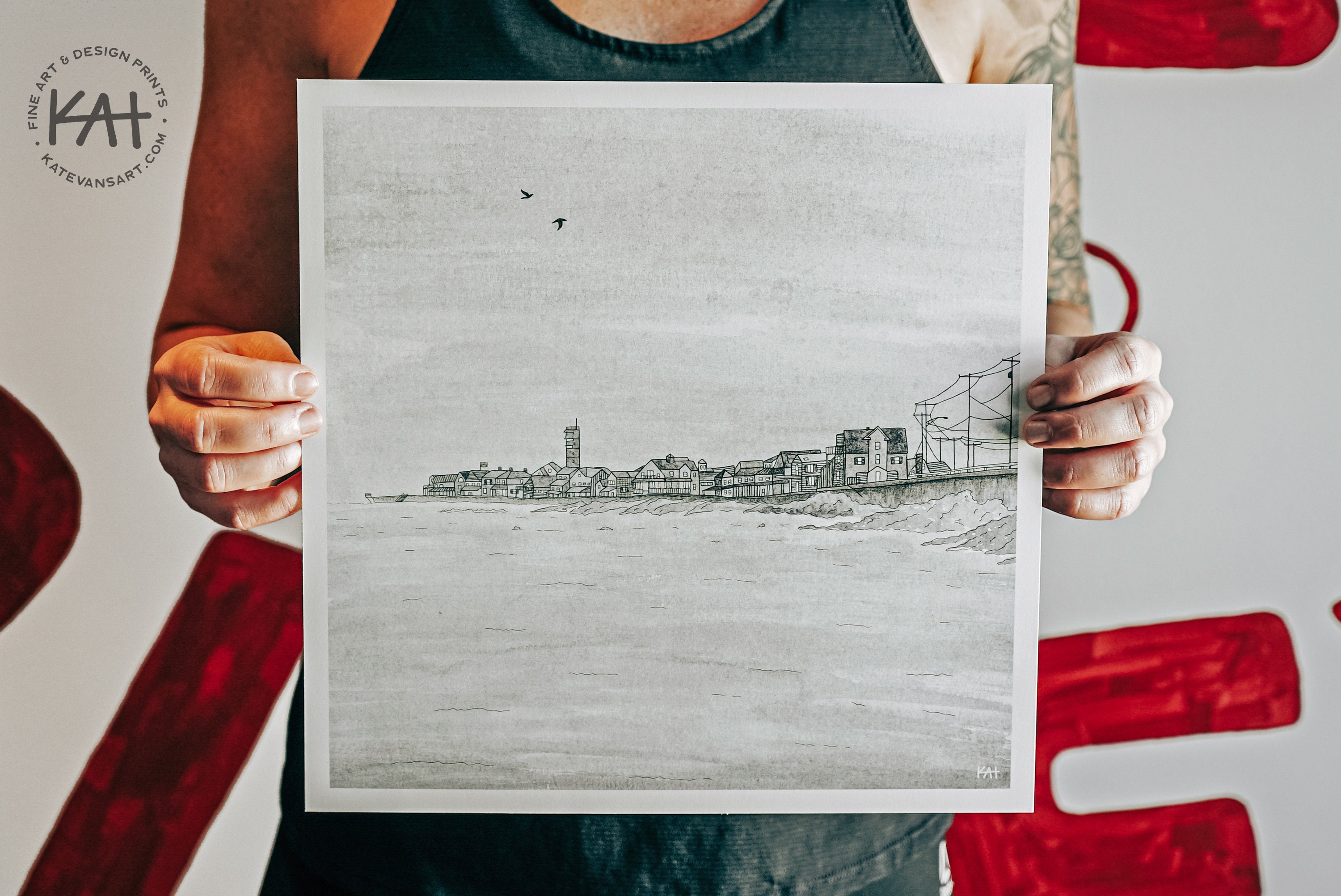 Brant Rock Massachusetts Art Print Brant Rock Tower - Etsy