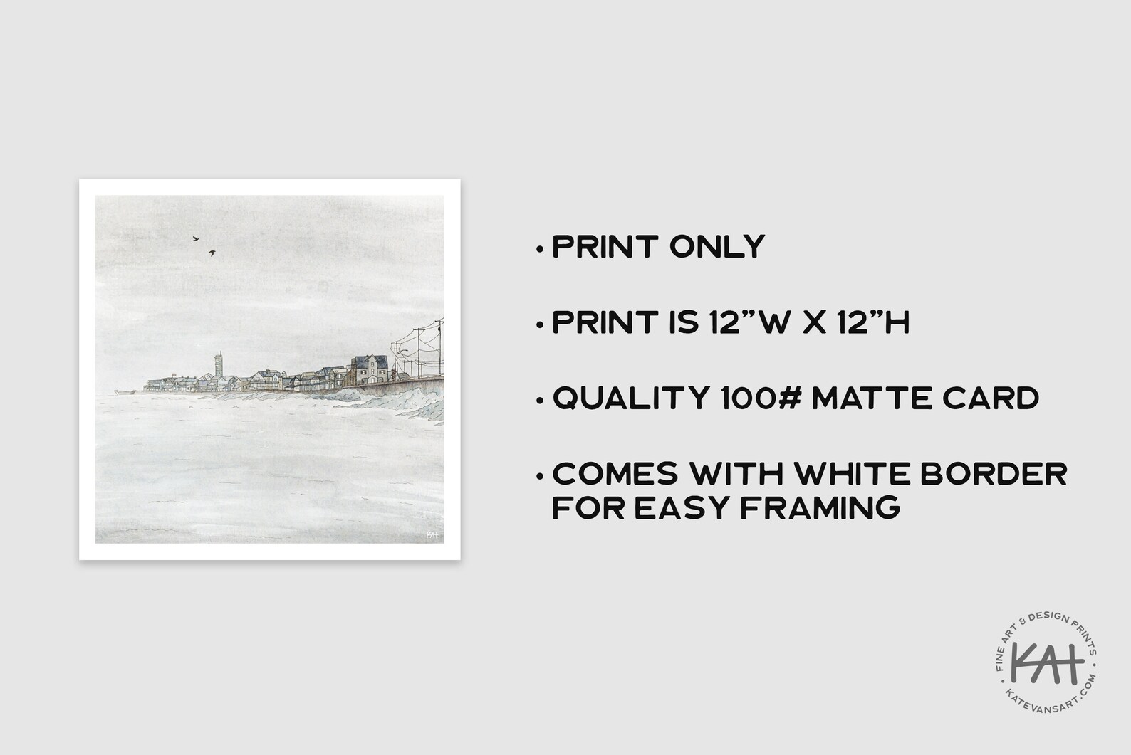 Brant Rock Massachusetts Art Print Brant Rock Tower - Etsy