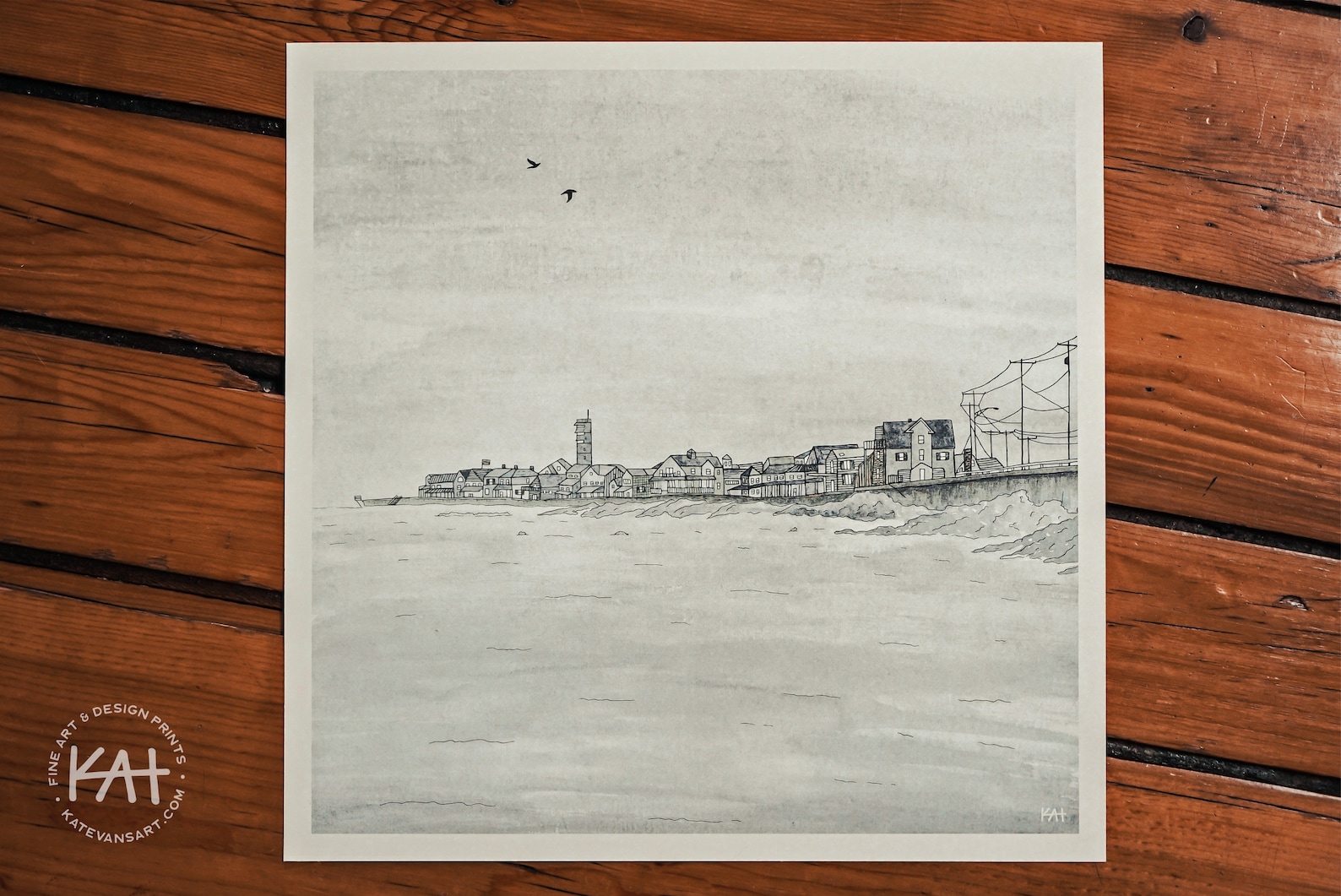 Brant Rock Massachusetts Art Print Brant Rock Tower - Etsy