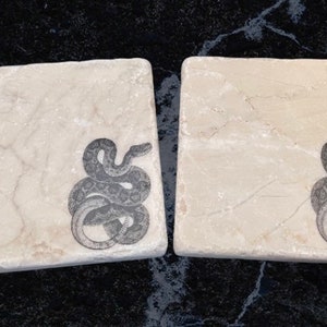 Snake Decor, Snake Coasters, Vintage Snake, Rattlesnake Coaster ...