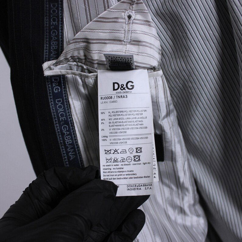 Dolce Gabbana D&G Suits Men Full Pants Blazer 52R Wool - Etsy