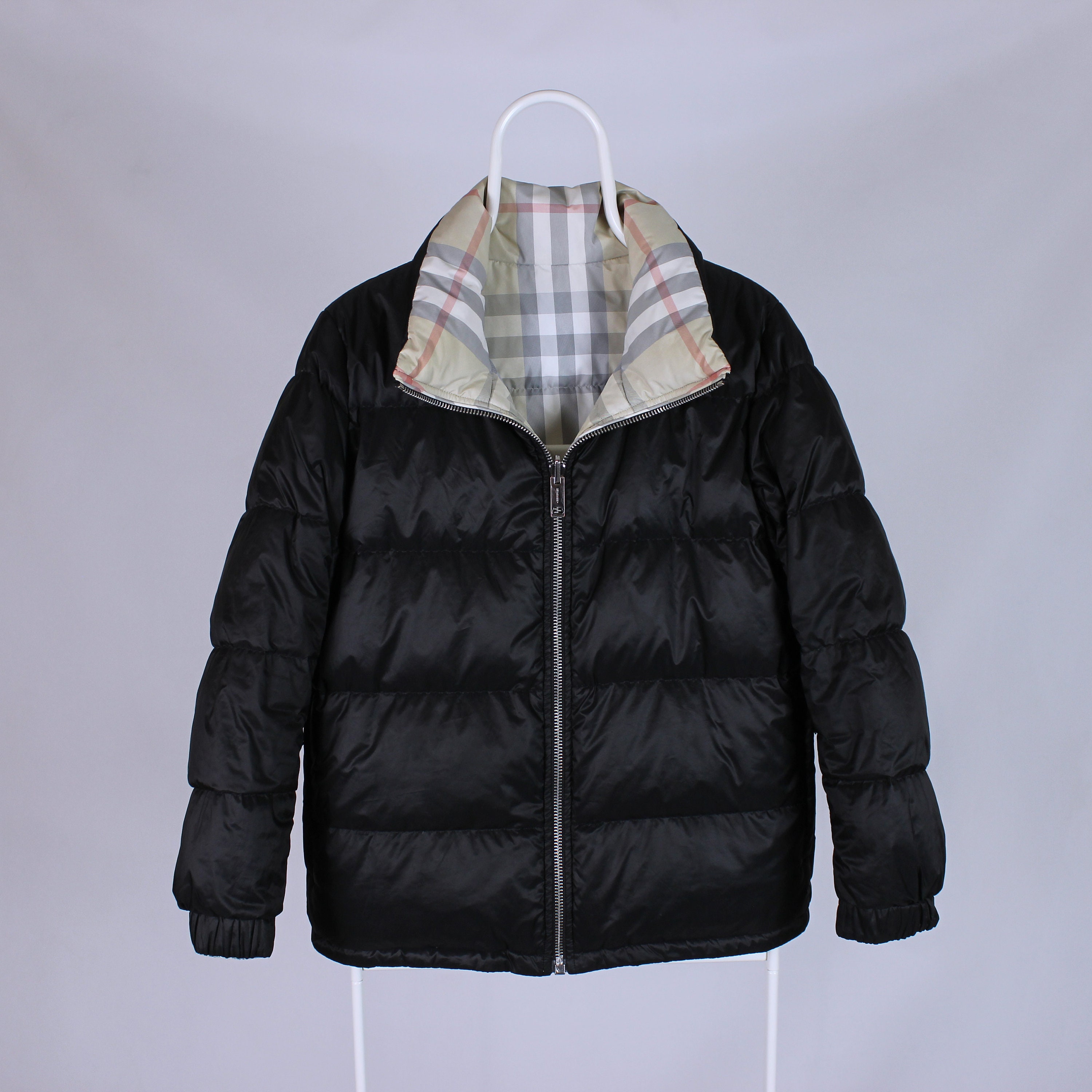 Burberry Vintage Down Jacket Reversible Double Side Jacket Nova Full - Etsy