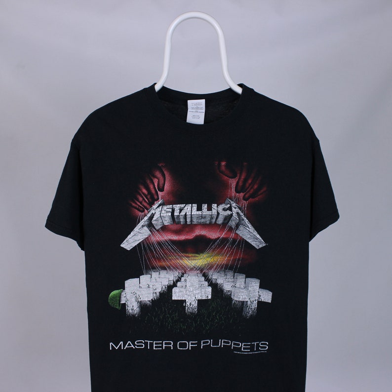 2007 Metallica master OF Puppets T-SHIRT Vintage TEE - Etsy