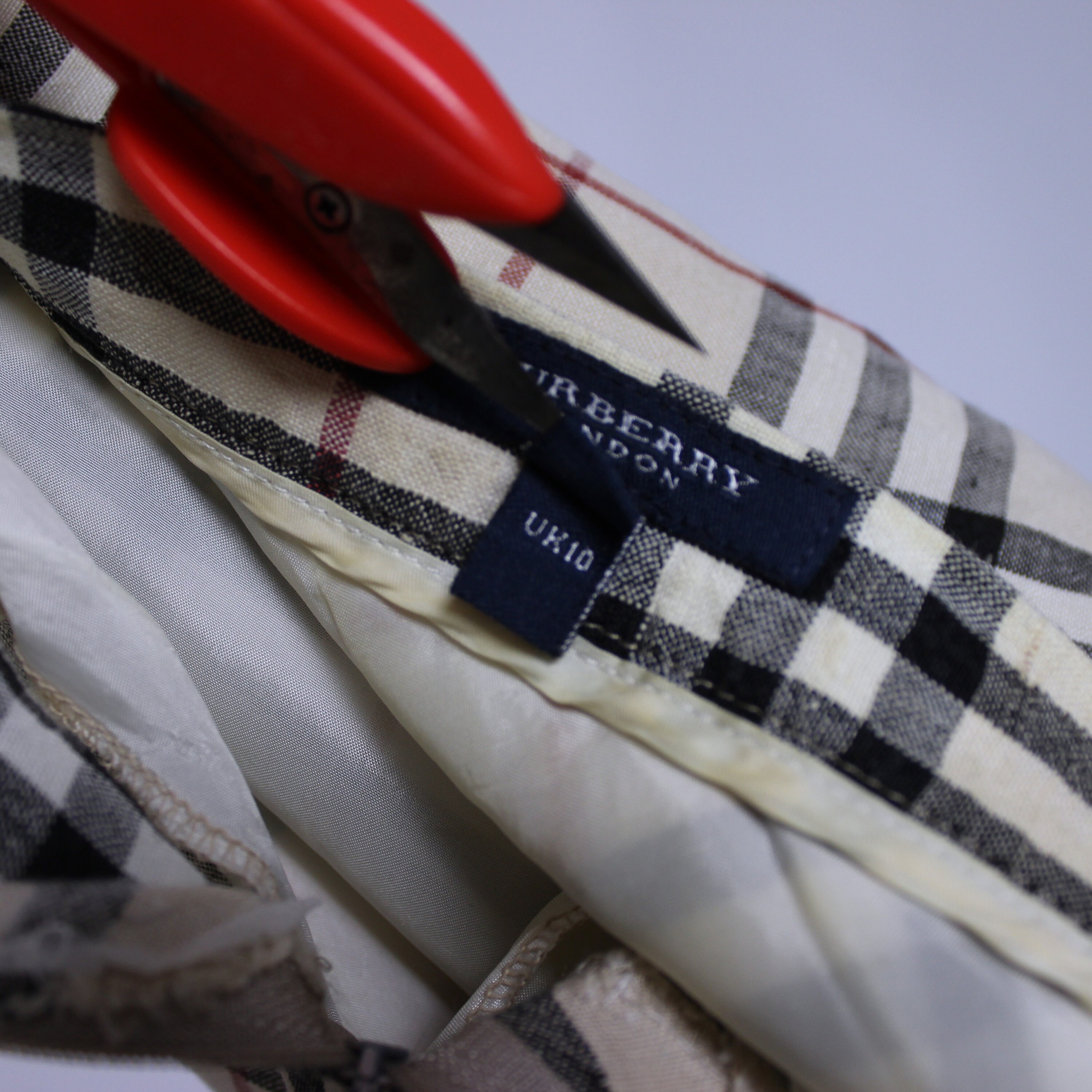 Burberry Maxi Skirt Nova Full Linen 10 UK Size - Etsy