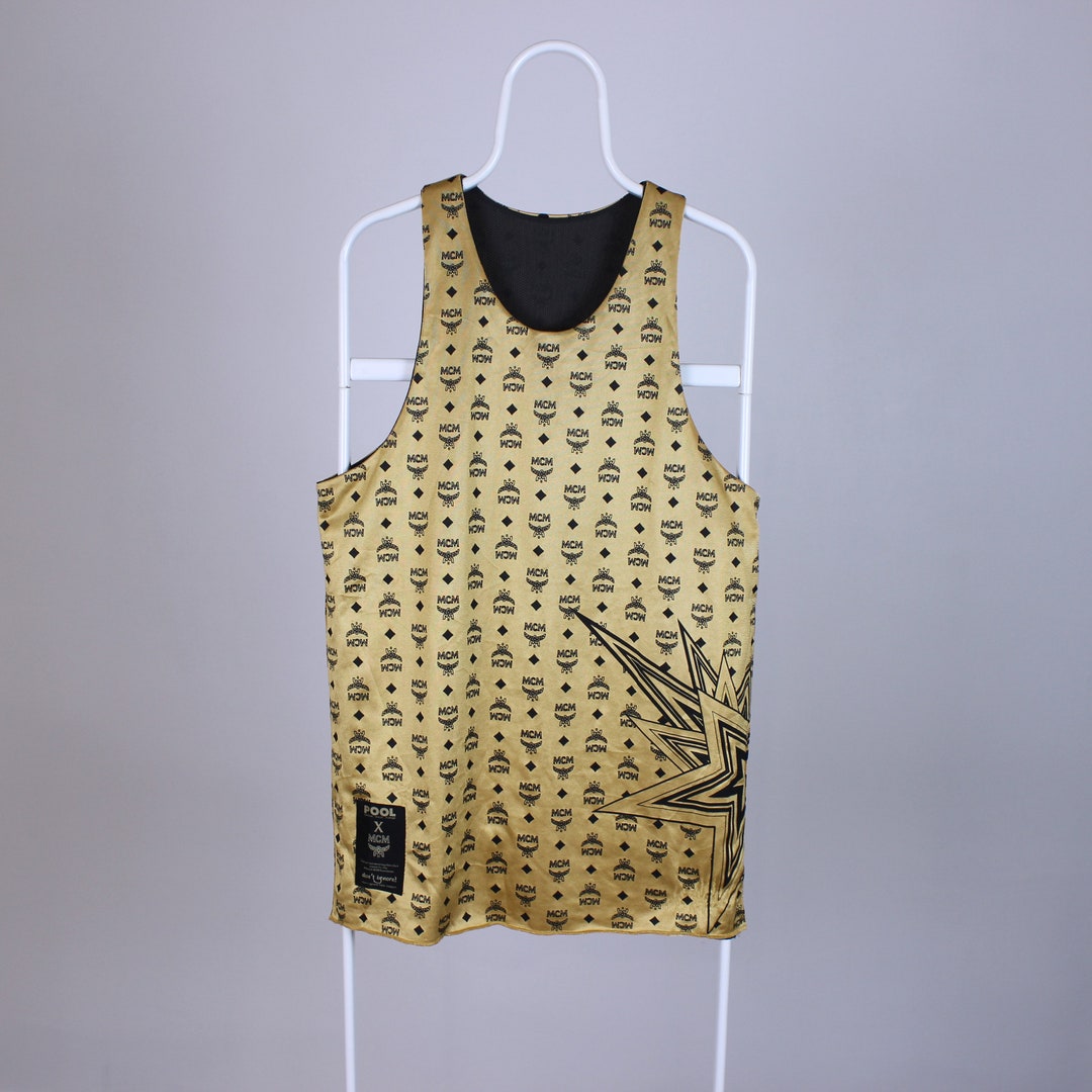 Mcm Pool Jersey Shirt Big Logo Reversible Multi Logo L - Etsy