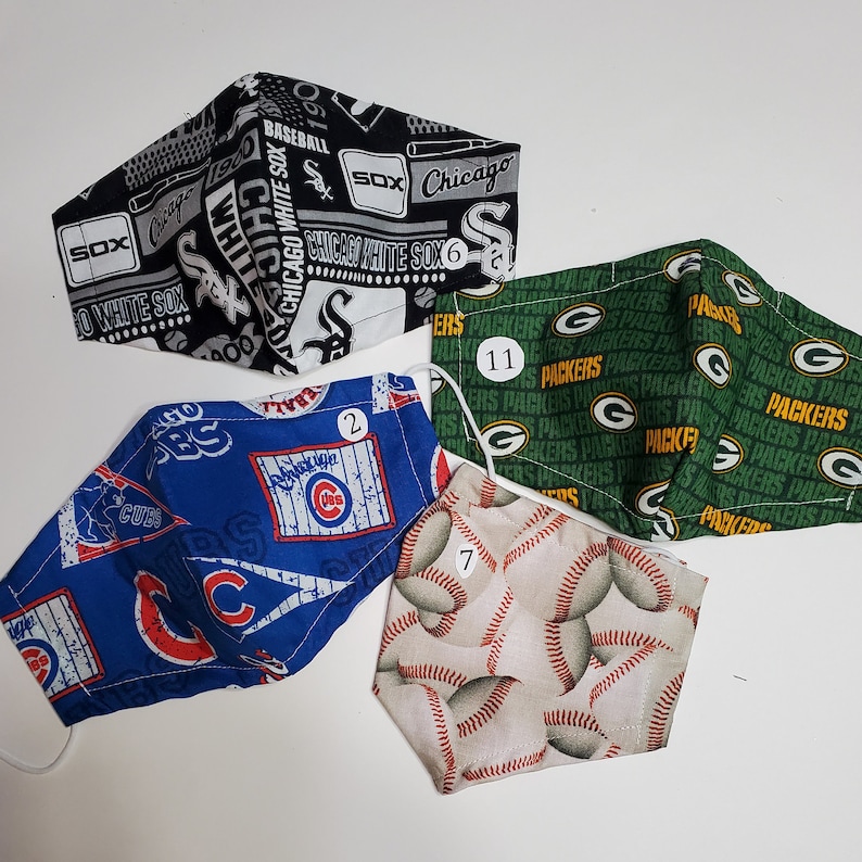 Best Fit Face Mask: Sports, Chicago Bears, Chicago White Sox, Green Bay ...