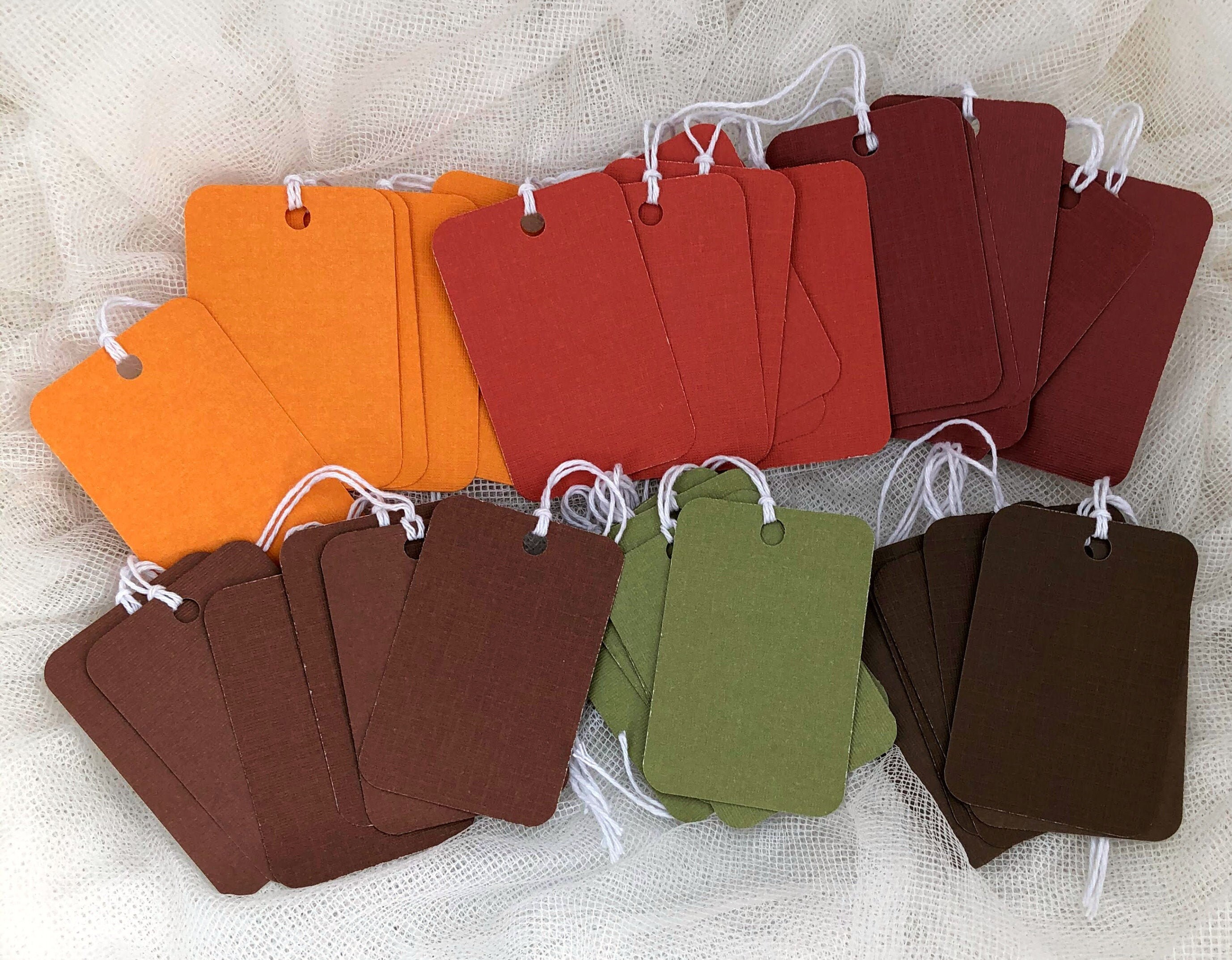 Fall Gift Tags, Autumn Blank Tags, Fall Set of 36 Gift Tags - Etsy