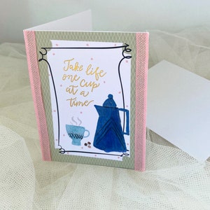 Coffee Cards, Set of 3 Coffee Themed Greeting Cards, but First Coffee ...