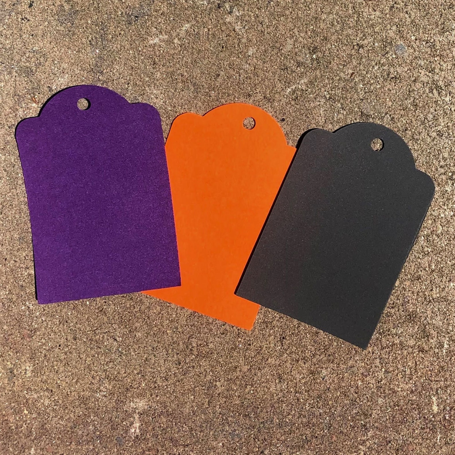 Blank Halloween Tags, 20 Cute Tags, Black/orange/purple Gift Tags ...