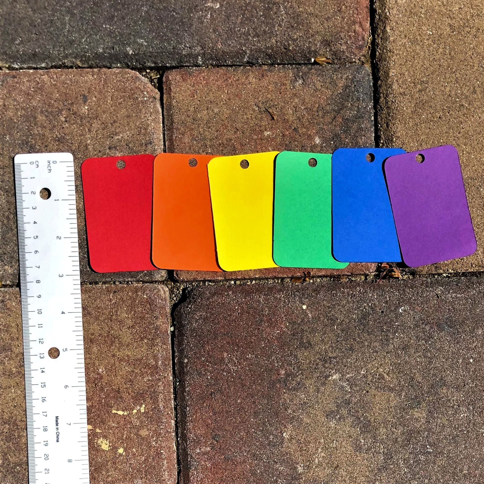 Rainbow Gift Tags, Blank Gift Tags, 24 Multicolored Tags - Etsy