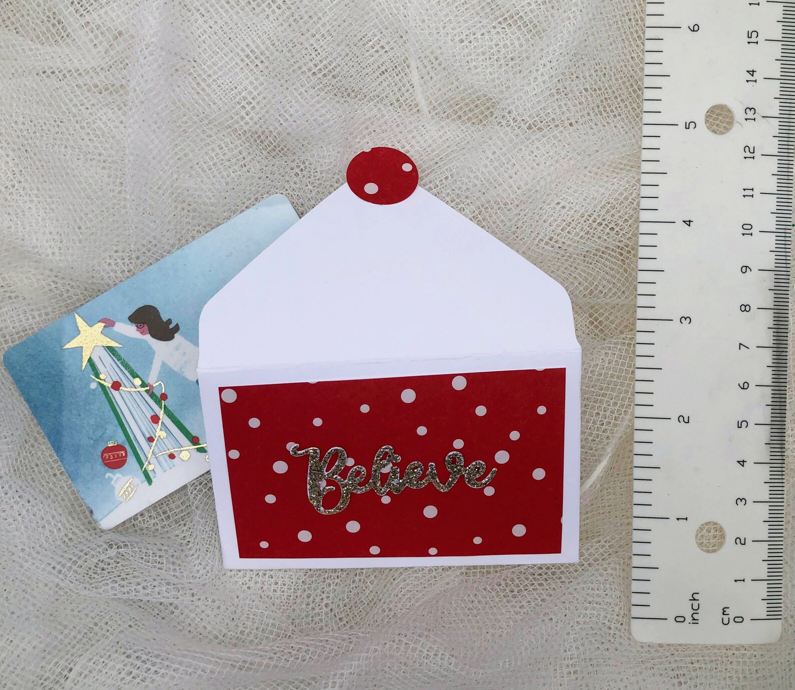 Christmas Holiday Gift Card Envelopes 2 Set, 2 Xmas Gift Card Holders ...