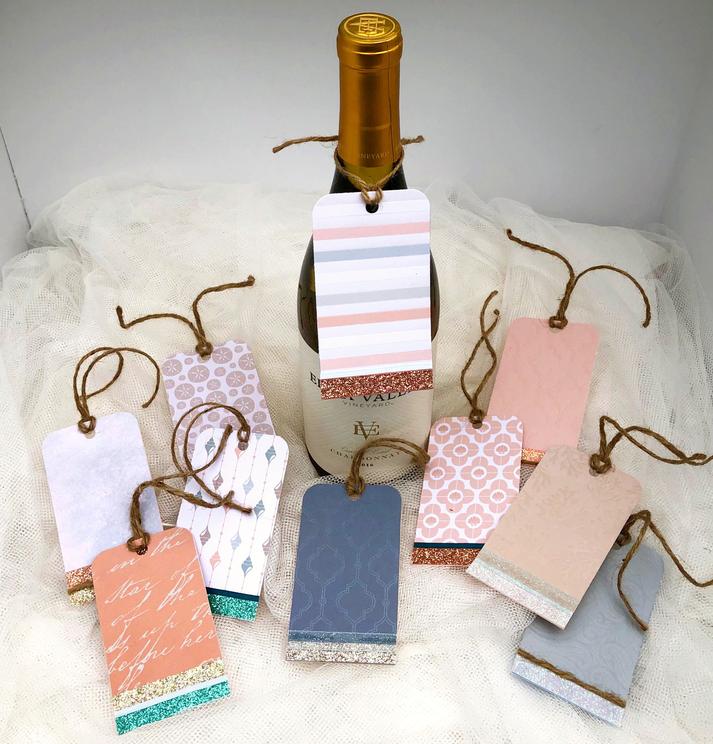 Beach Gift Tags Set of 10 Embellished Beach Themed Gift - Etsy