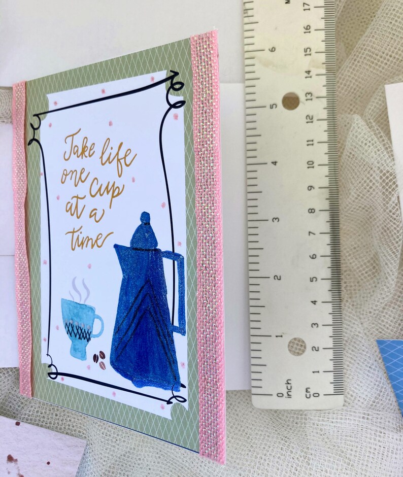 Coffee Cards, Set of 3 Coffee Themed Greeting Cards, but First Coffee ...