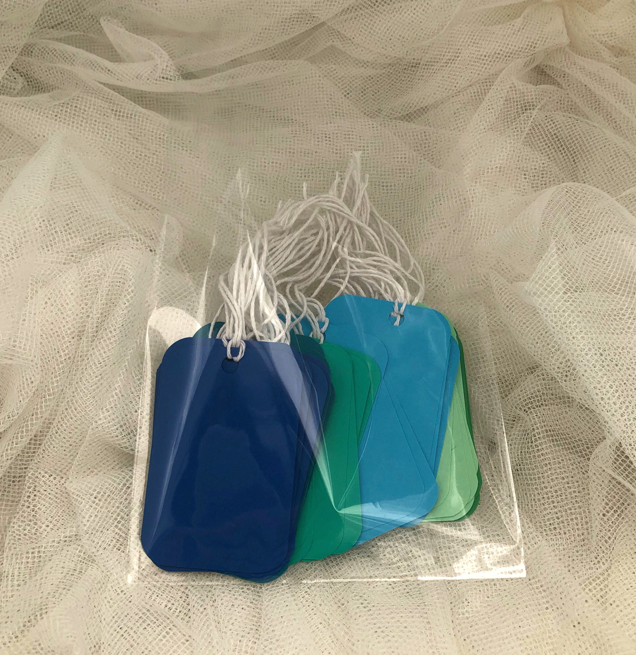 Blue and Green Gift Tags Set of 30 Gift Tags Gift Tag Blue | Etsy