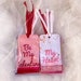 Valentines Day Gift Tags, Pink, Purple, and Red Gift Tags, Set of 10 ...