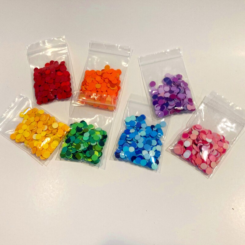 Rainbow Confetti - Etsy