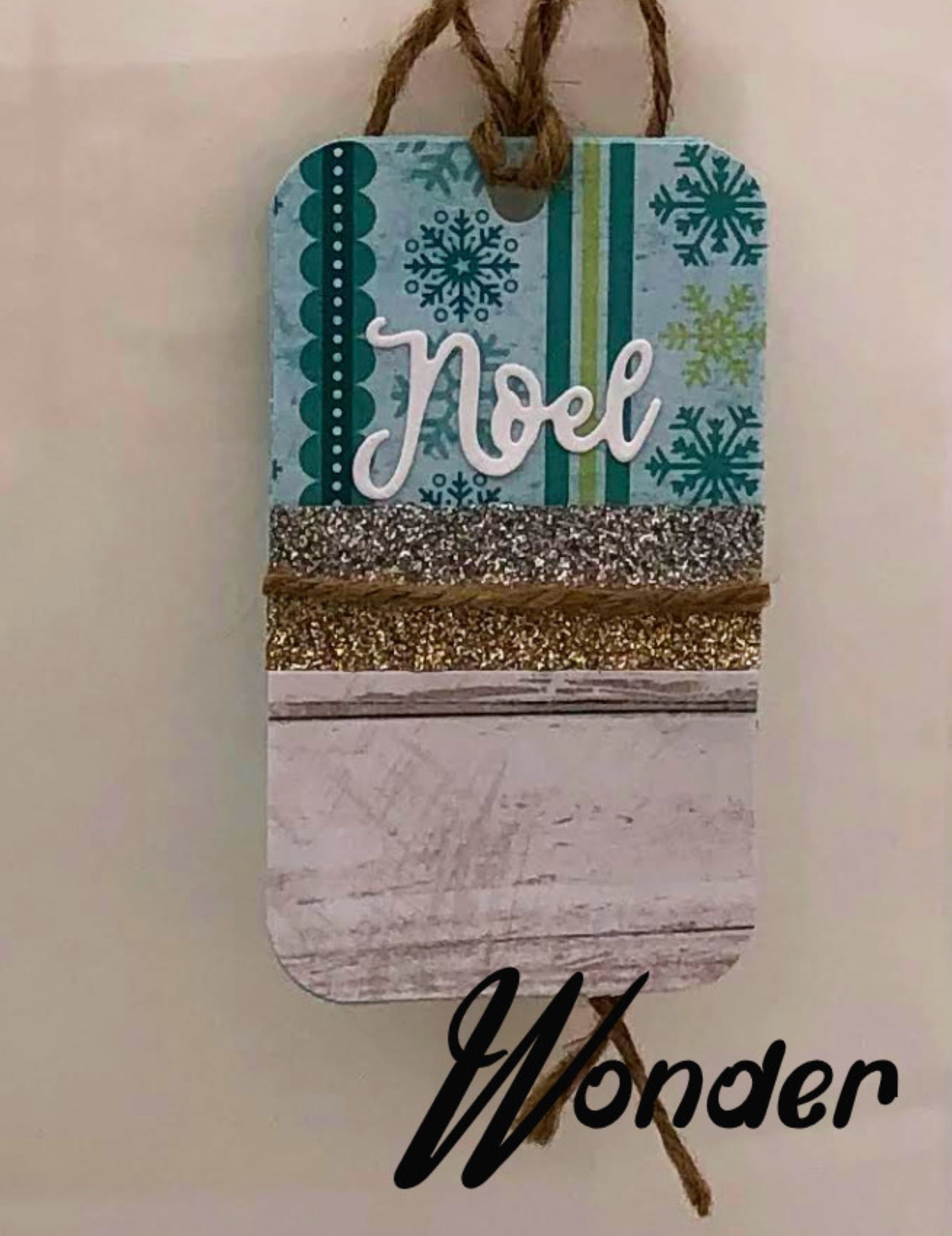 Embellished Winter Tags, Christmas Gift Tags, Dimensional Tags, Cute ...