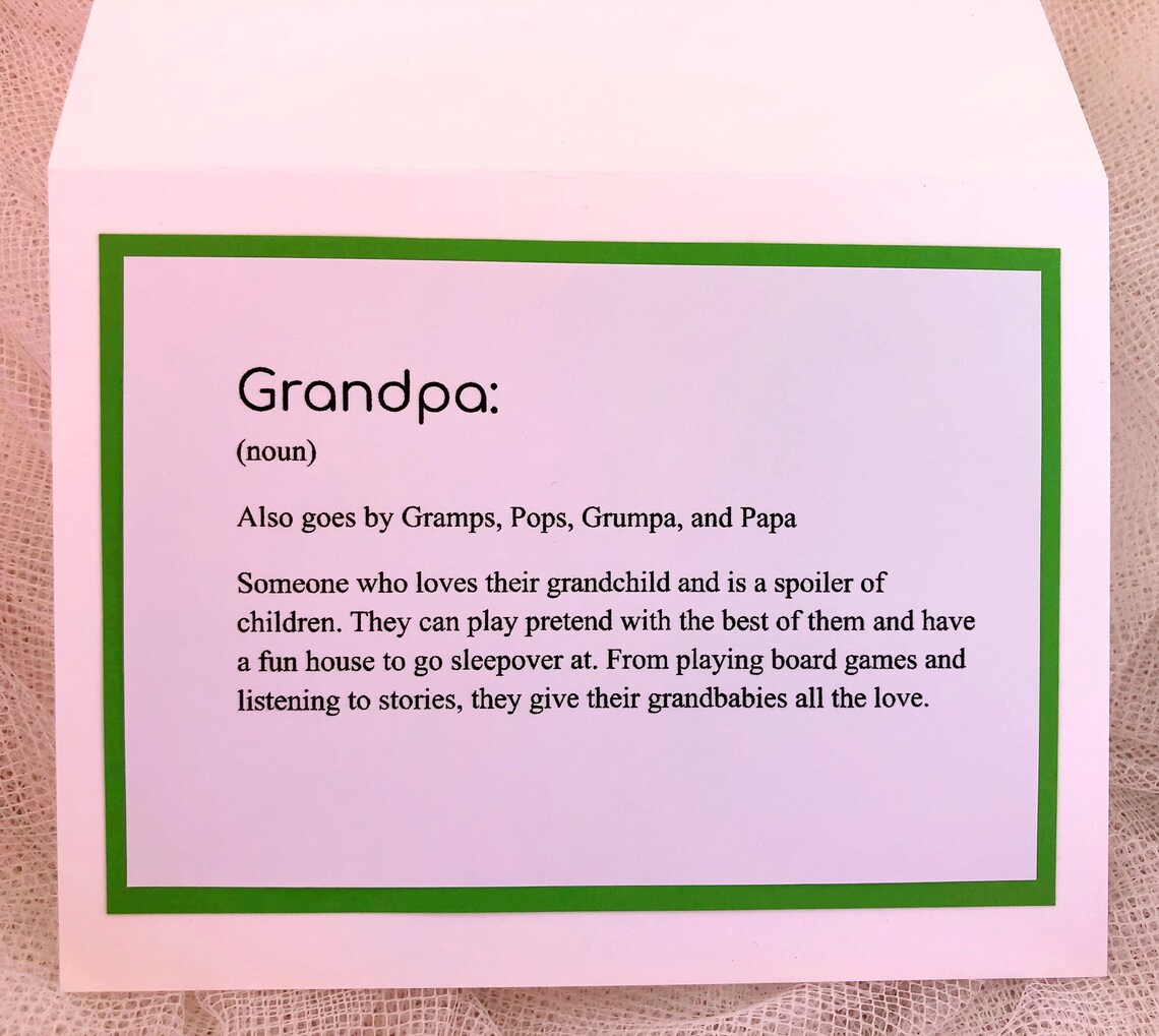 Father's Day Card Set, 4 Father's Day Cards, Grandpa Card, Dad Card ...