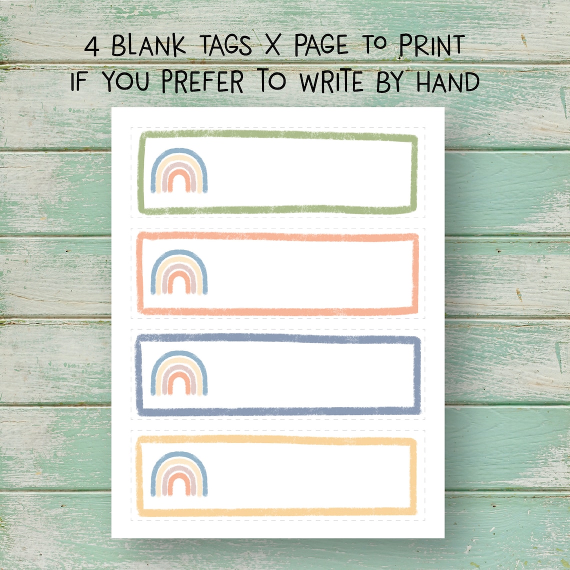 Editable Name Tags, Classroom Name Tag Printable, Boho Name Tags ...