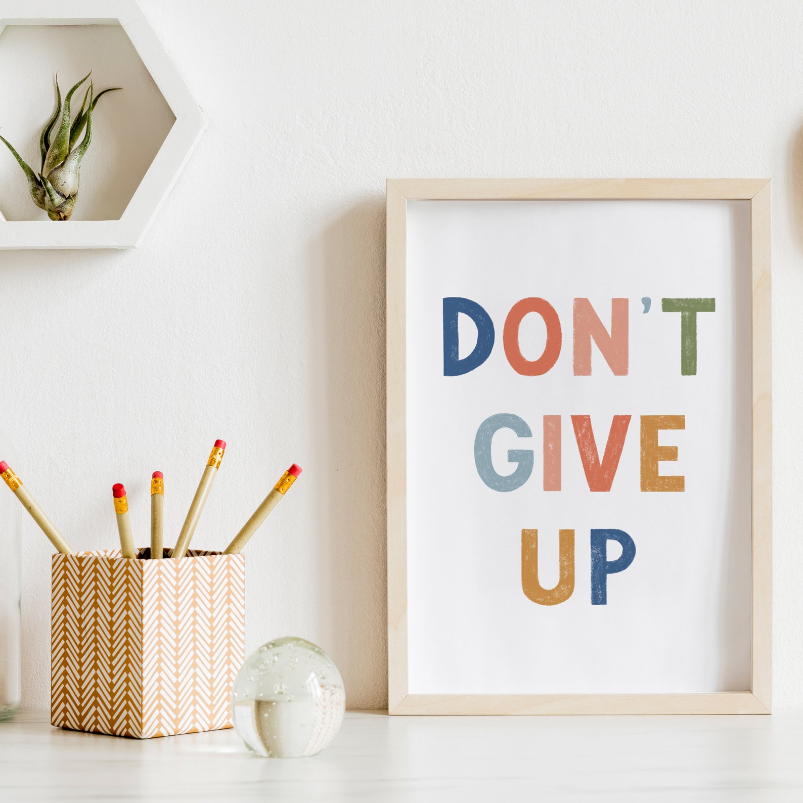 Don't Give up Poster Kids Positive Affirmation Print - Etsy
