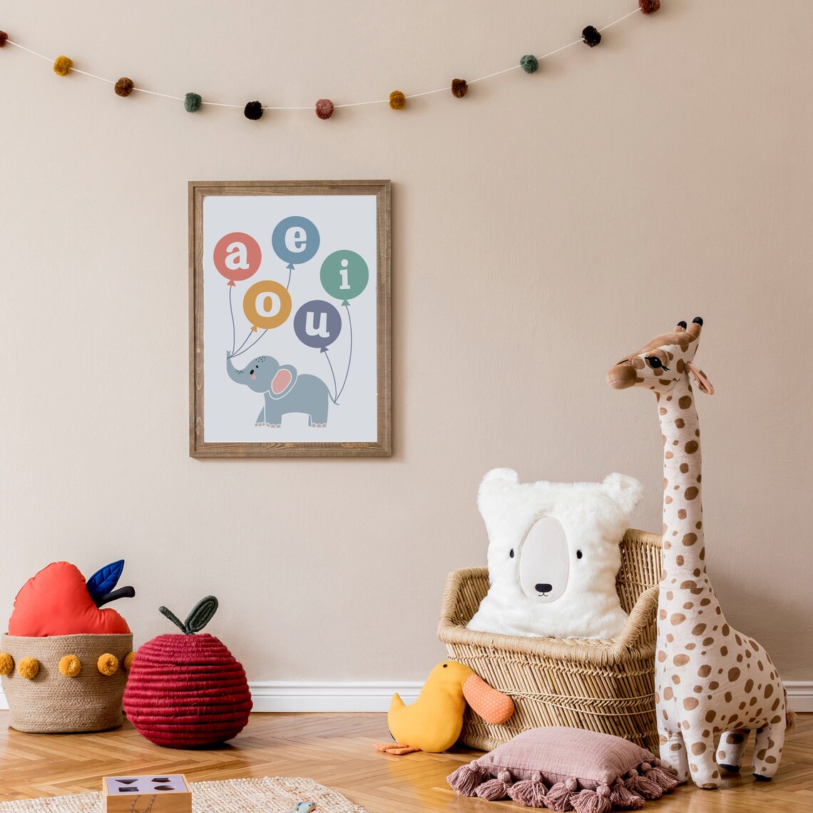 Vowel poster Educational poster for preschool learning | Etsy