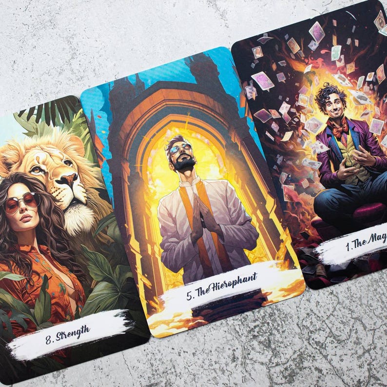 Indie Tarot Deck – 78 Modern Illustrated Tarot Cards for Intuition ...