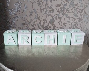 Alphabet Blocks | Etsy UK