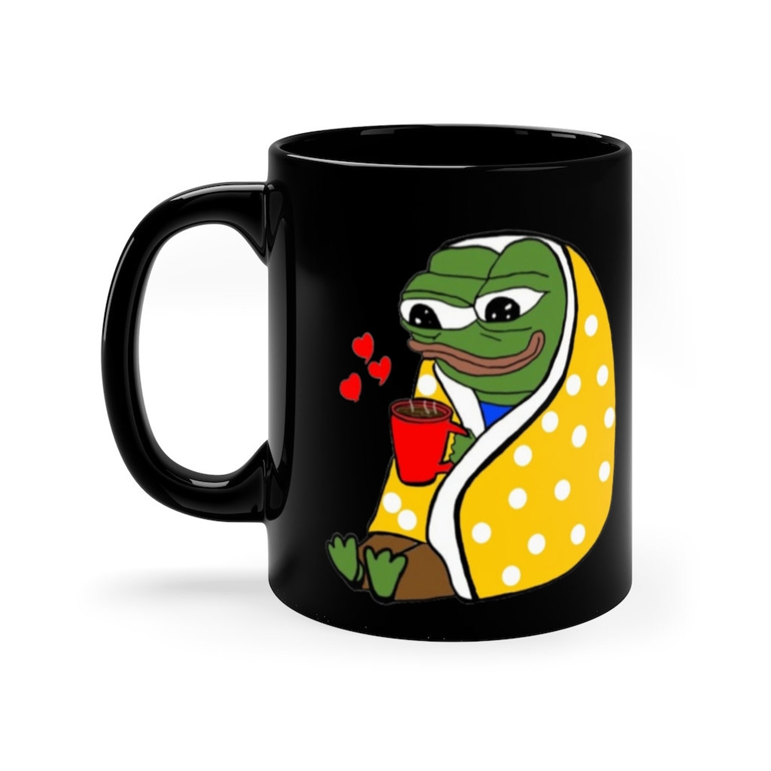 Peepo Black Coffee Mug,pepe the Frog Mug, Coffee Peepo Mug,birthday ...