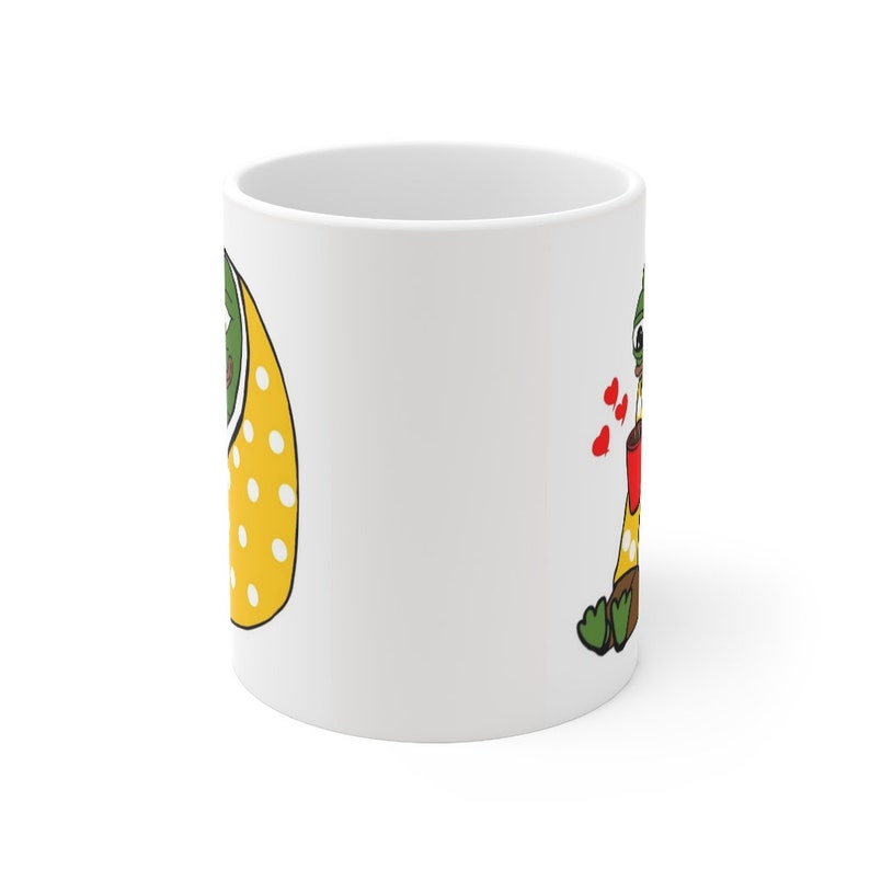Peepo Coffee Mugpepe the Frog Mug Coffee Peepo Mugbirthday - Etsy