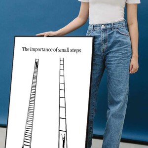 The Importance of Small Steps Printable,motivational Wall Printables ...